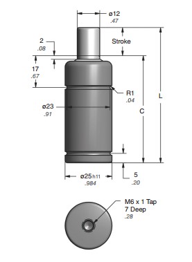 C Series Micro Gas Springs Intertool technologies co.,ltd.