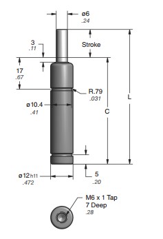 C Series Micro Gas Springs Intertool technologies co.,ltd.