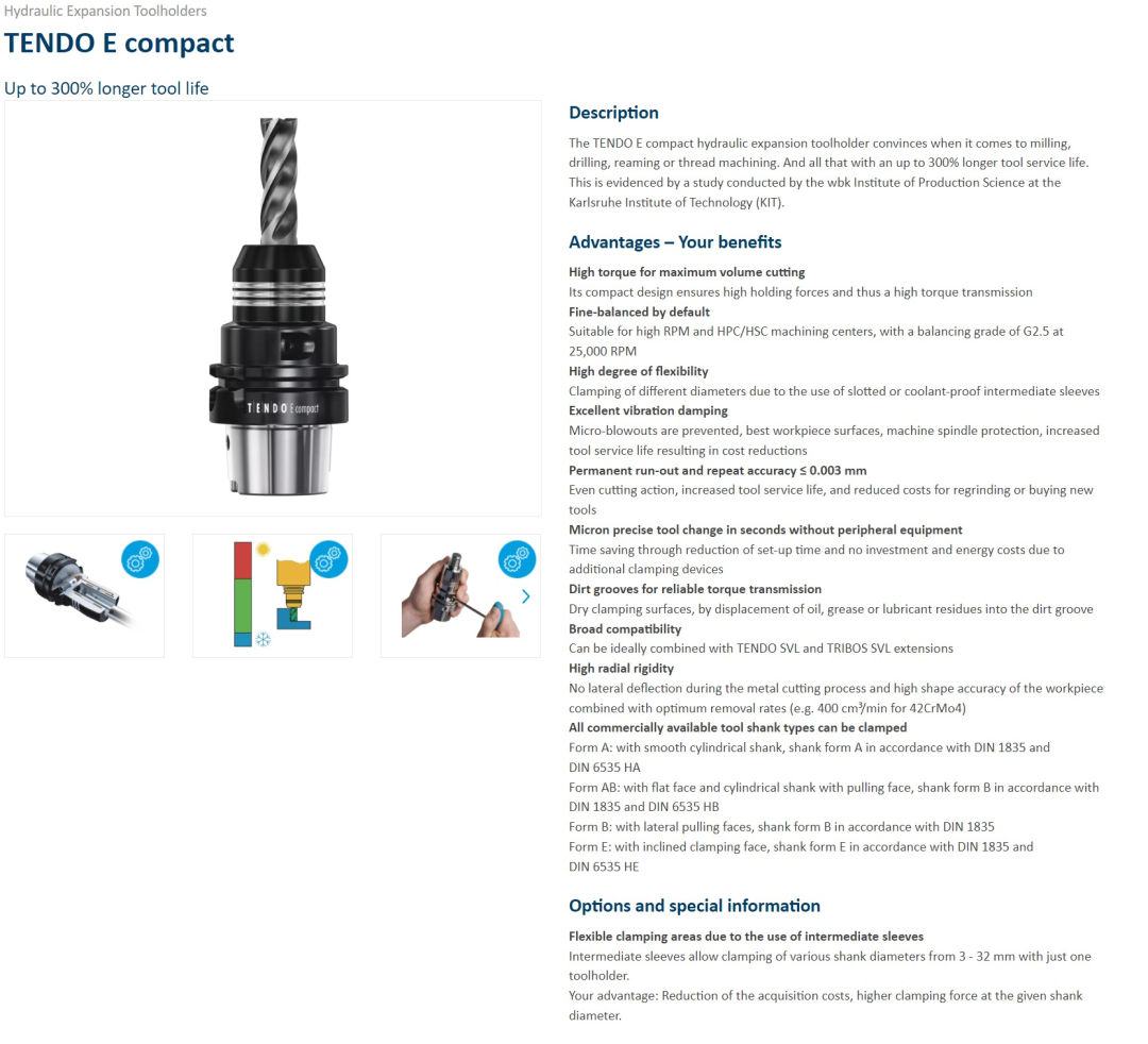 TENDO E compact | iNTERTOOL Shop